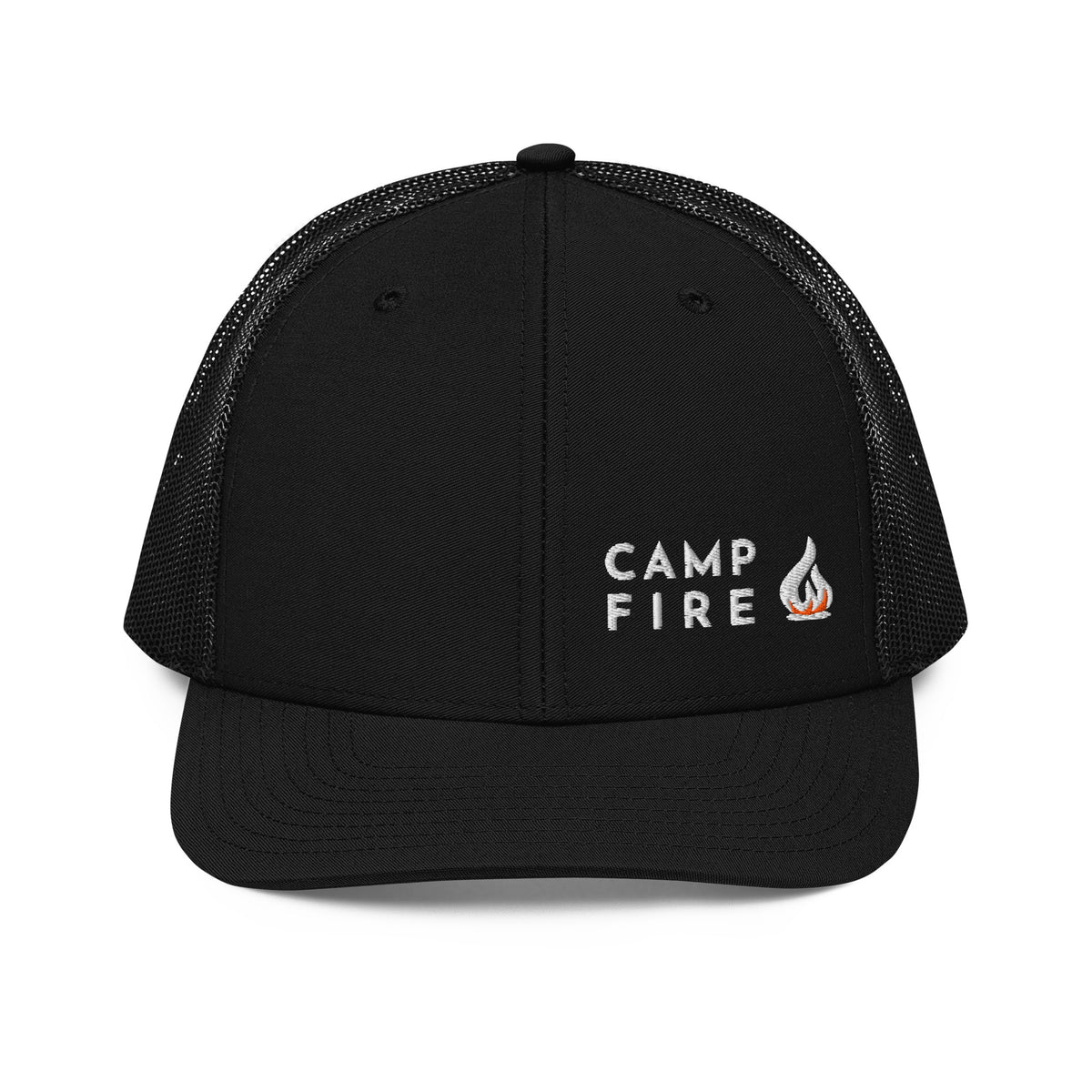 Campfire Logo Trucker Hat - Embroidered – CampClubCrew